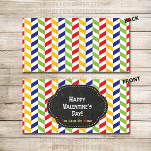 You Color My World Bag Topper - Instant Download - Valentine's Day ...