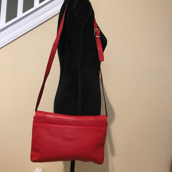 Vintage FENDI Roma Shoulder Bag Purse Red Snake Skin … - Gem