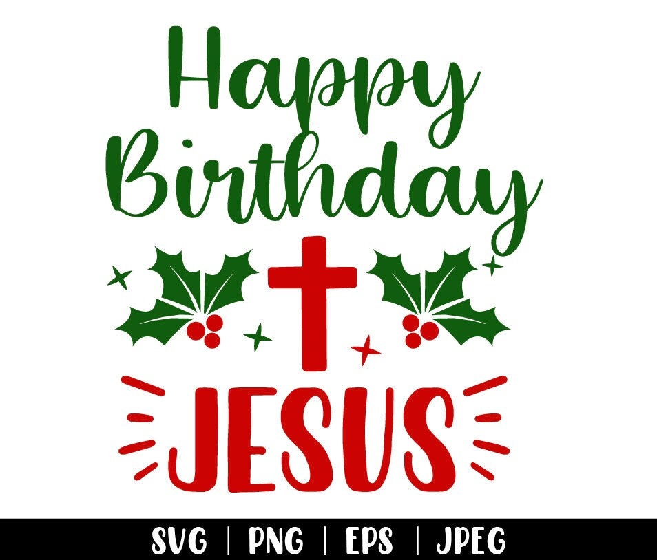 Happy Birthday Jesus Logo