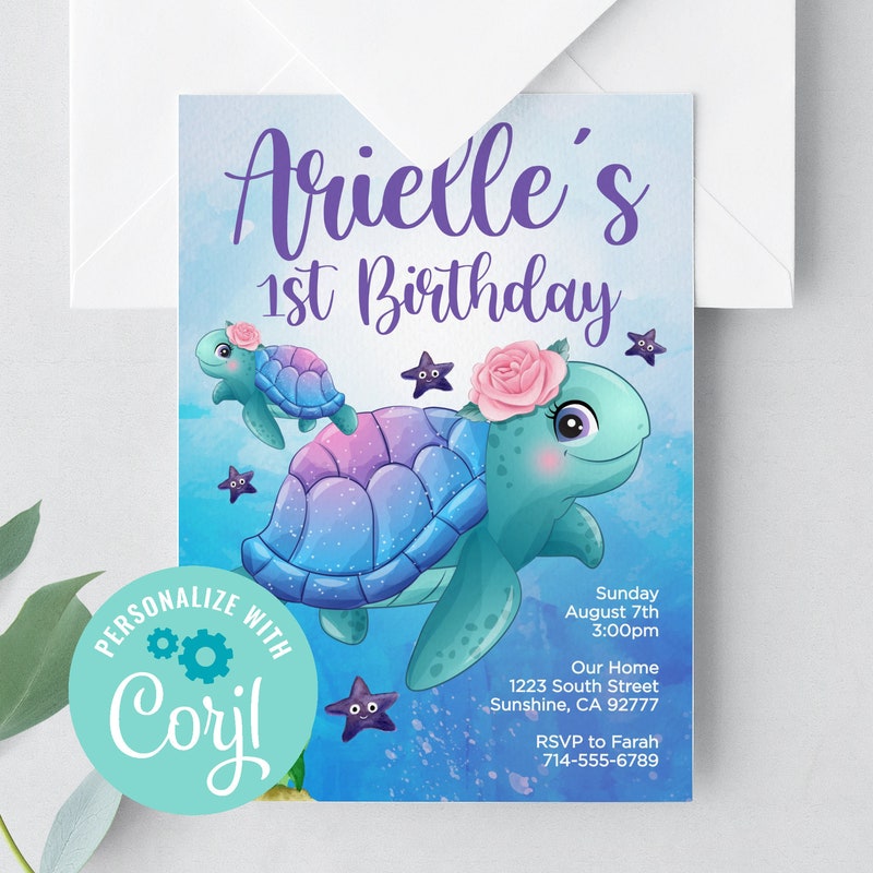 Sea Turtle Party - Etsy