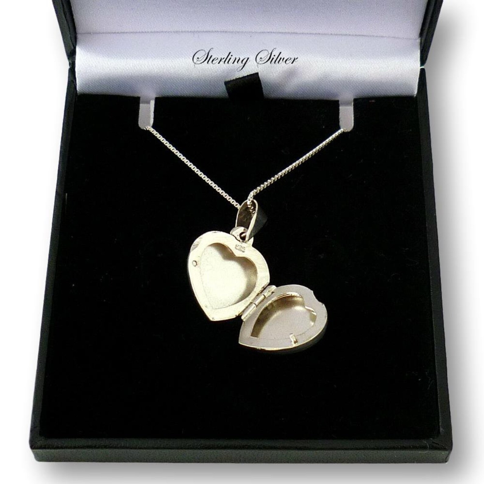 Sterling Silver Heart Locket Necklace for Mum Mummy Nan - Etsy
