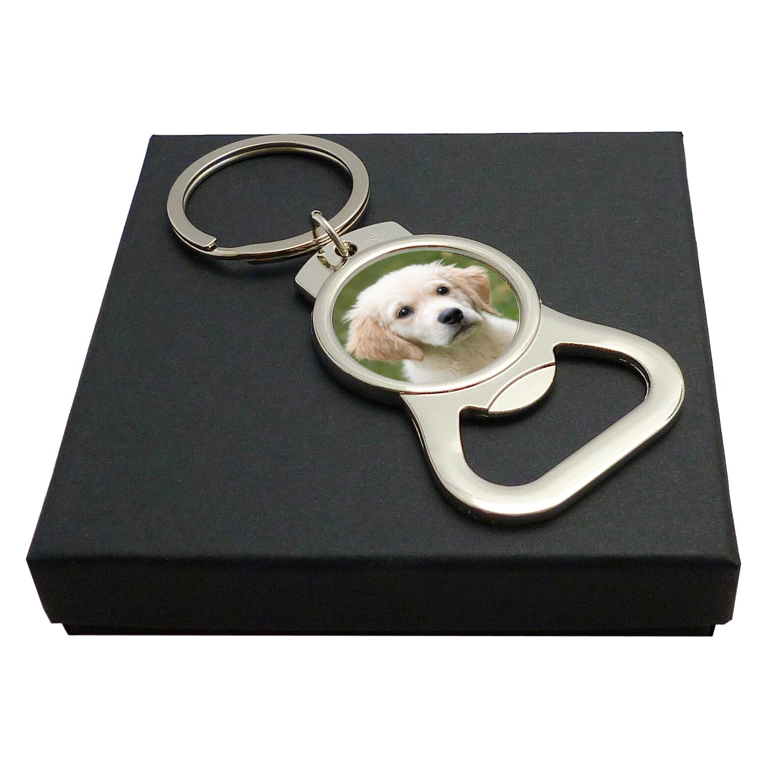 Bottle Opener Keyring with Your Own Photo & Engraving on Back | Etsy