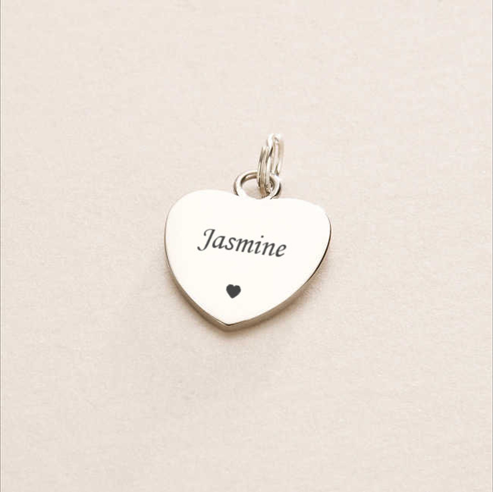 Engraved Heart Charm Happy 21st Birthday Can Be - Etsy
