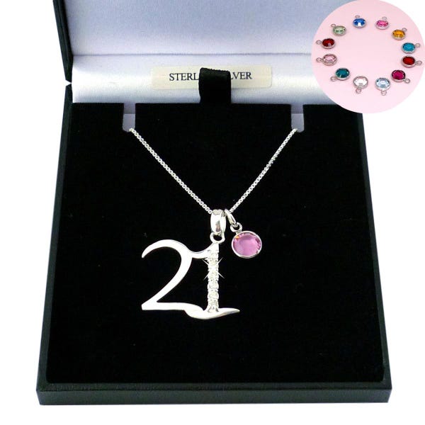 Gold 21st Key Pendant - Etsy UK