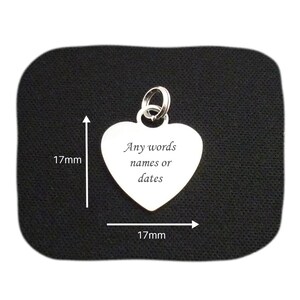 Engraved Heart Charm, Happy 21st Birthday, Can Be Personalised. Gift ...