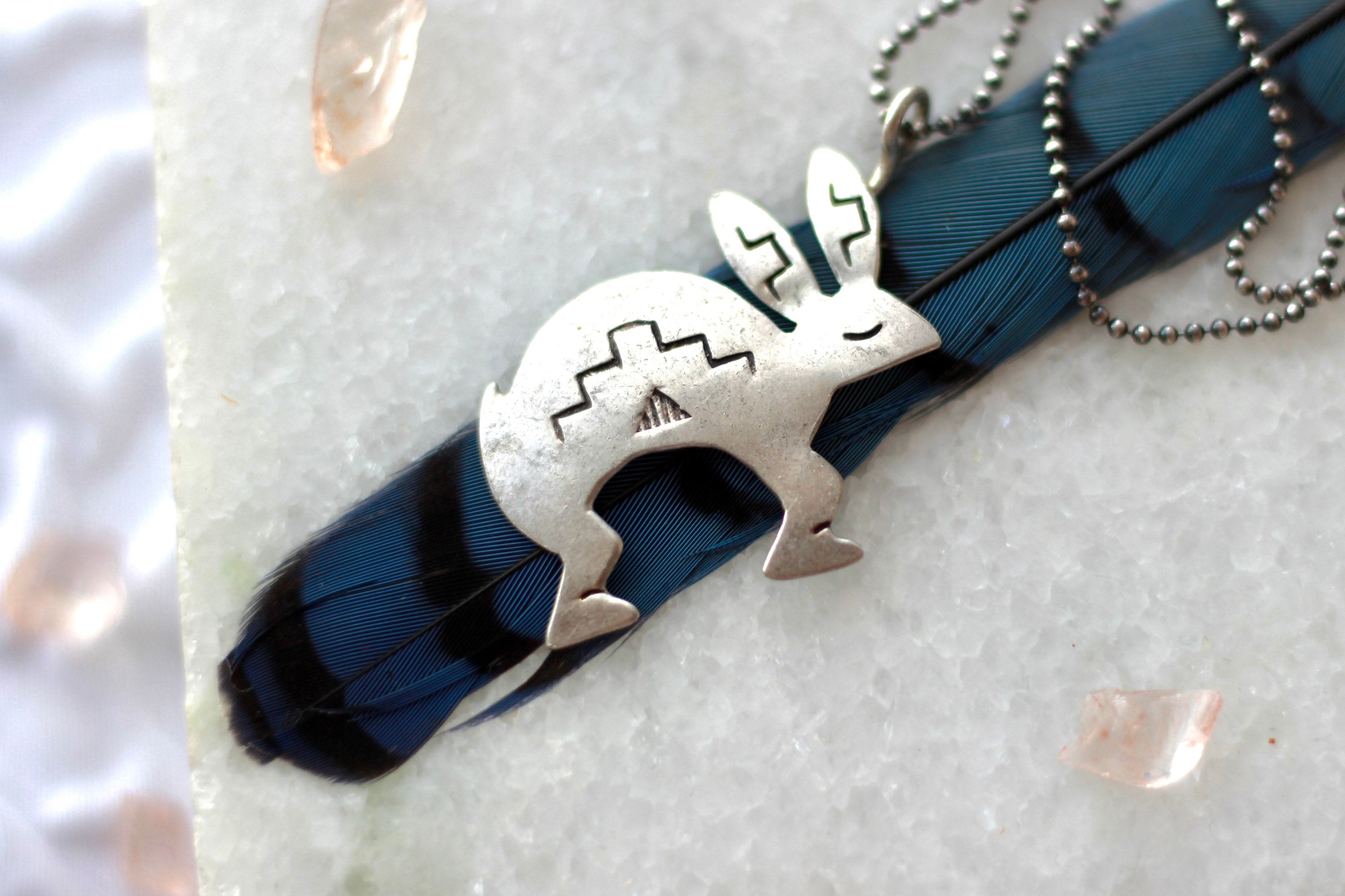 Vintage Rabbit Native American Navajo Hand Stamped Southwestern ...