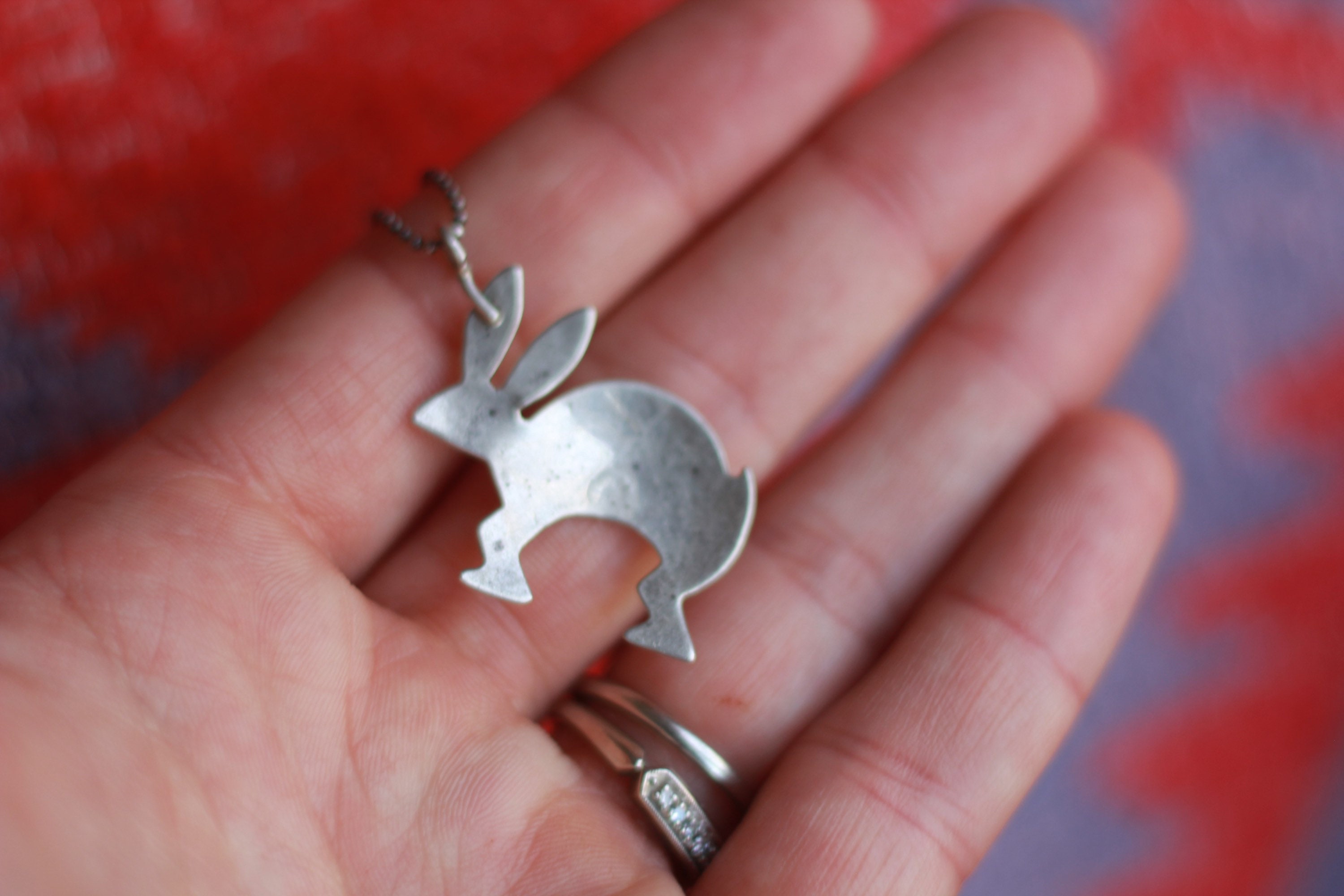 Vintage Rabbit Native American Navajo Hand Stamped Southwestern ...
