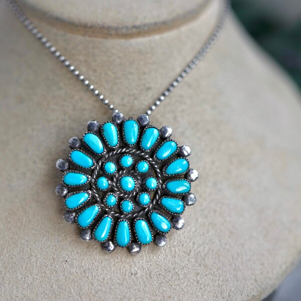 Turquoise Medallion - Etsy