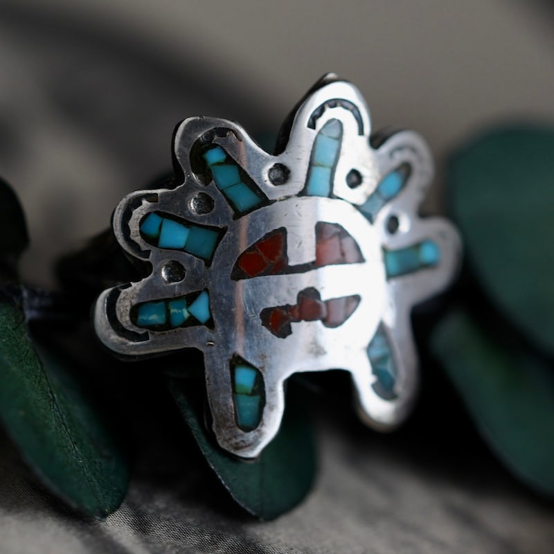 Old Zuni Sunface Jewelry - Etsy
