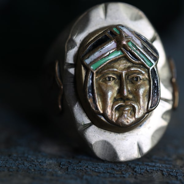 Mexican Biker Ring - Etsy