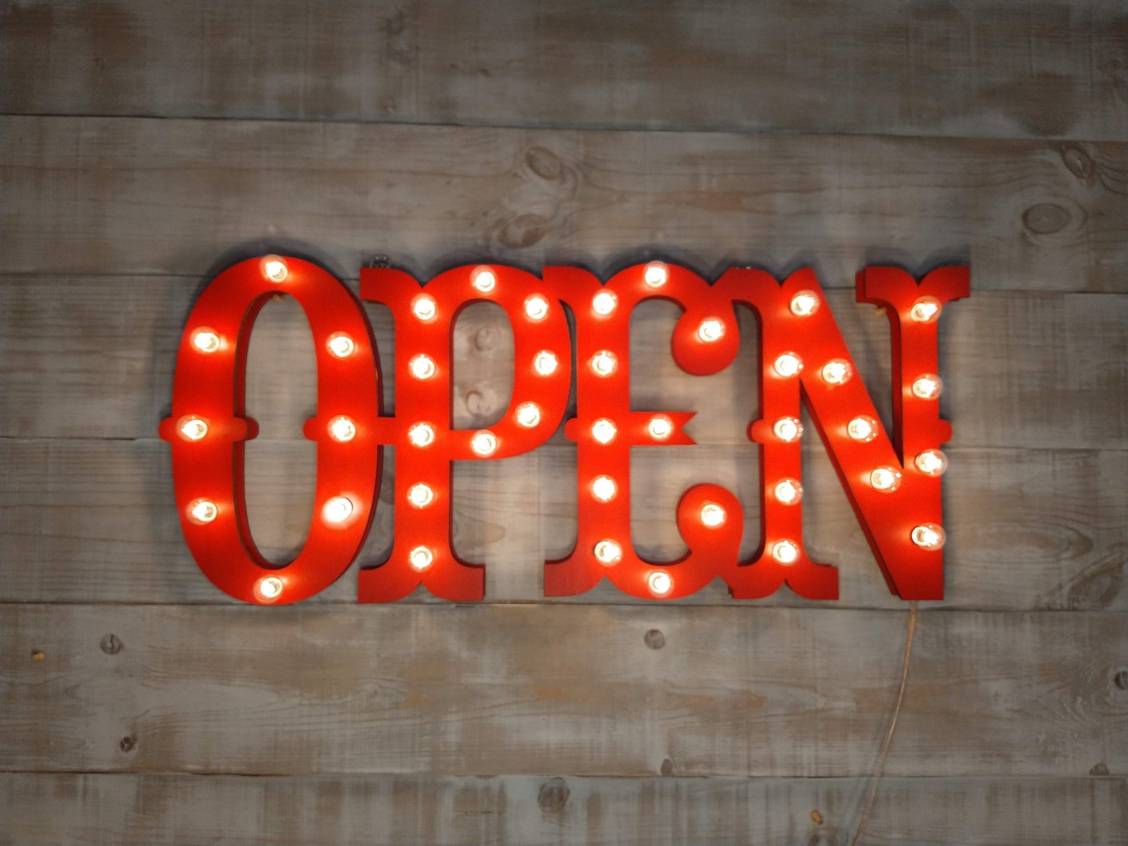 Light up Open Sign Open Sign Light up Name Sign Name Sign - Etsy