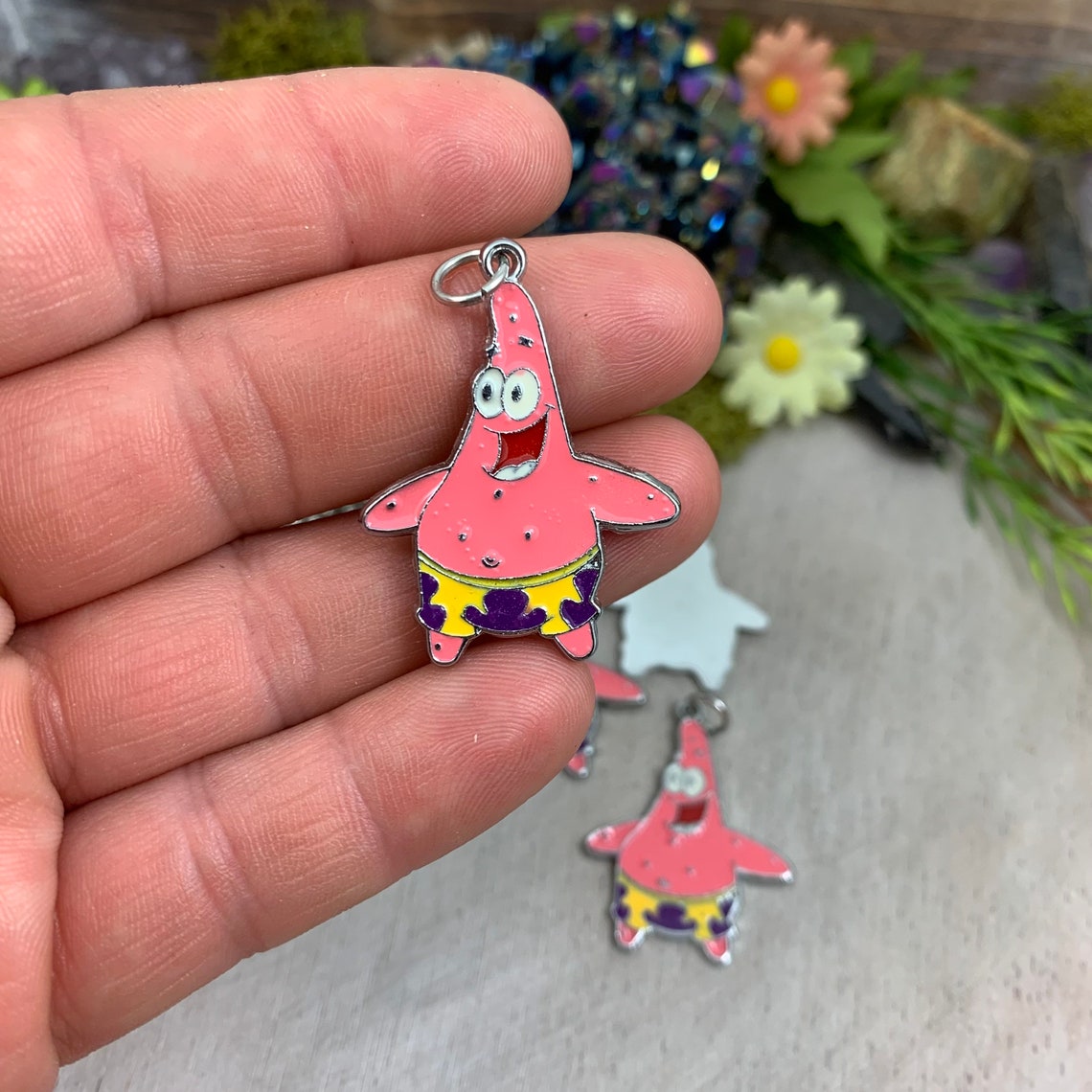 Patrick // Fan Art Enamel Pendant // Necklace // Collectible | Etsy