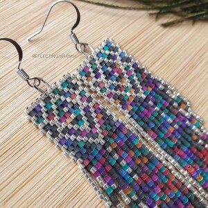 Reverie Seed Bead Fringe Earrings, the Opal Collection - Etsy