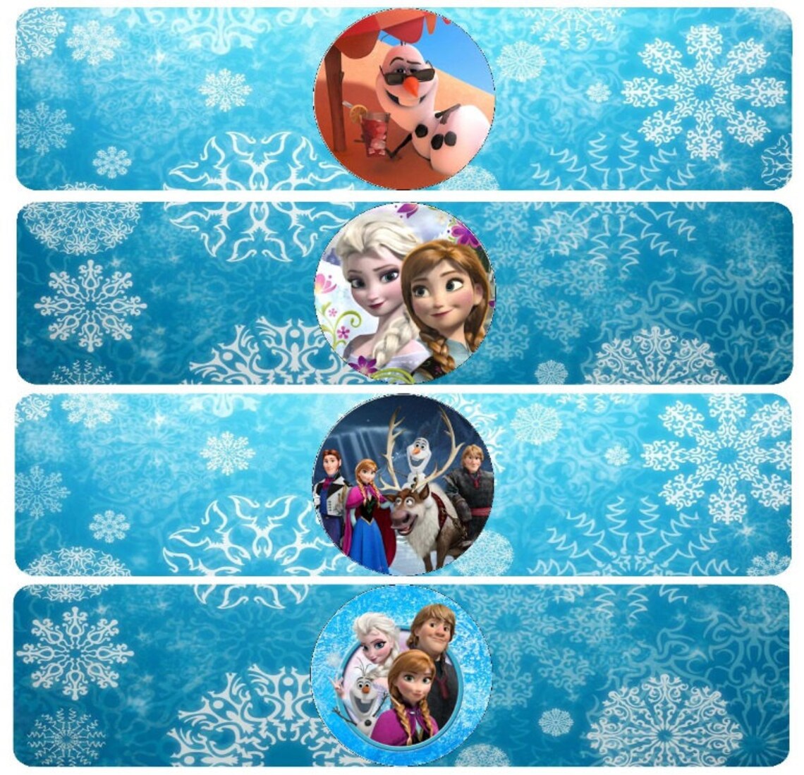Disney Frozen Water Bottle Labels - Etsy