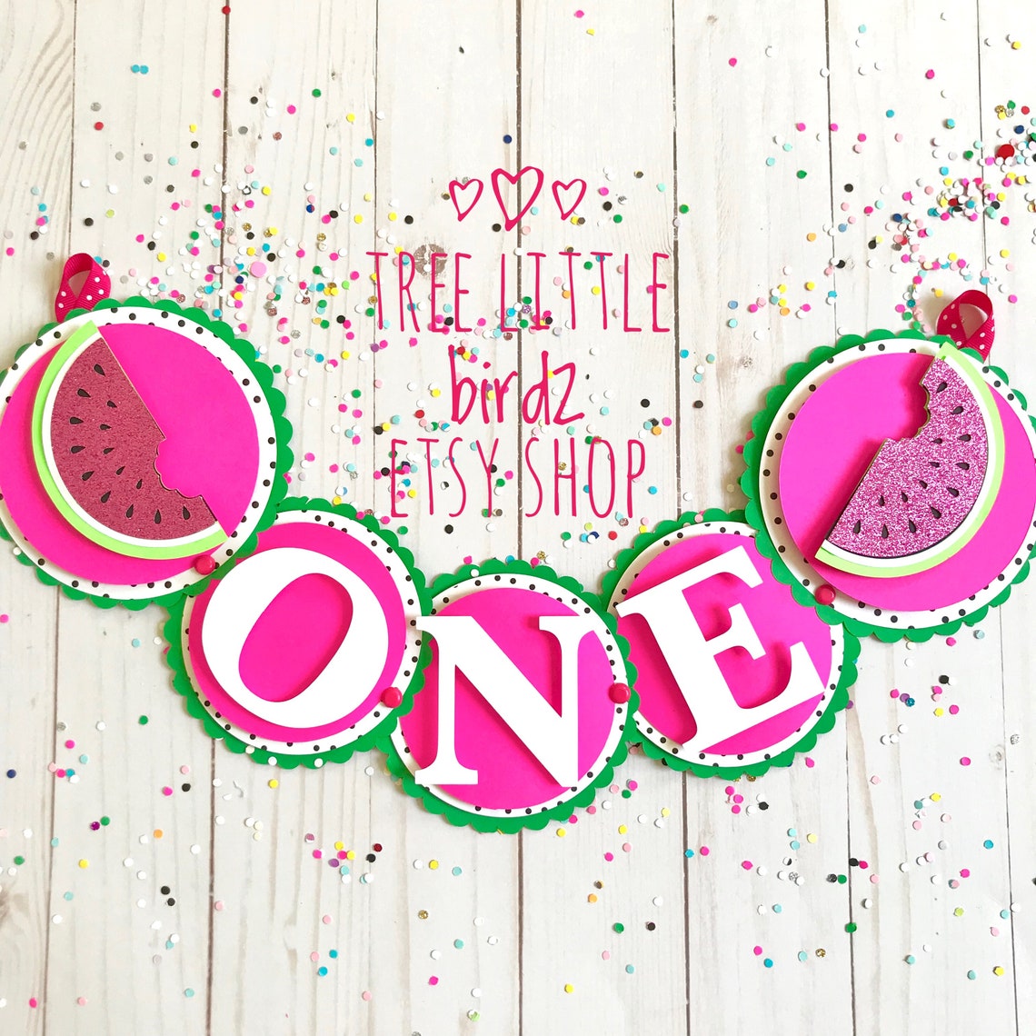 One in A Melon Birthday Melon Birthday Banner - Etsy