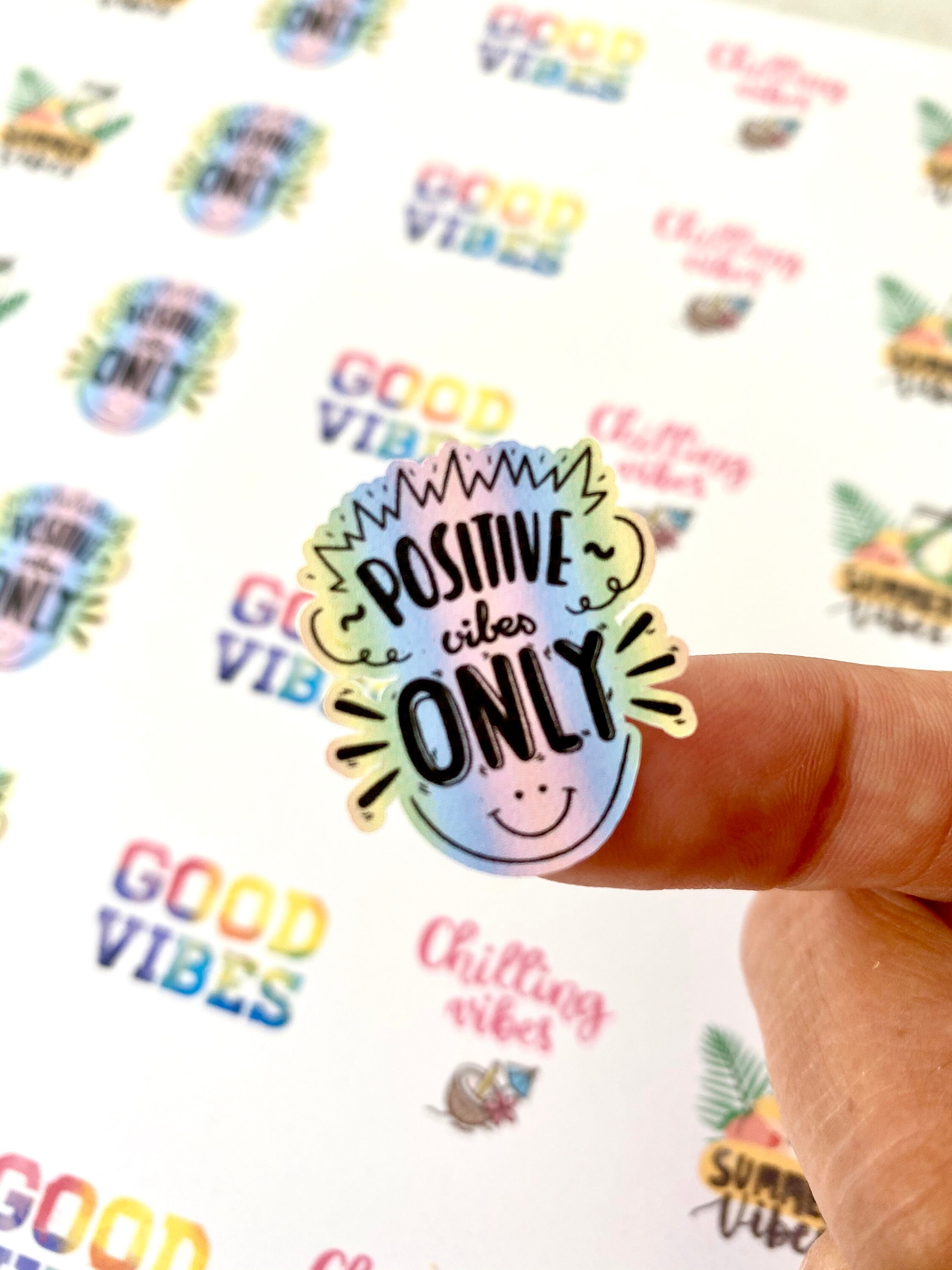 Good Vibes Stickers Planner Stickers Journal Stickers | Etsy
