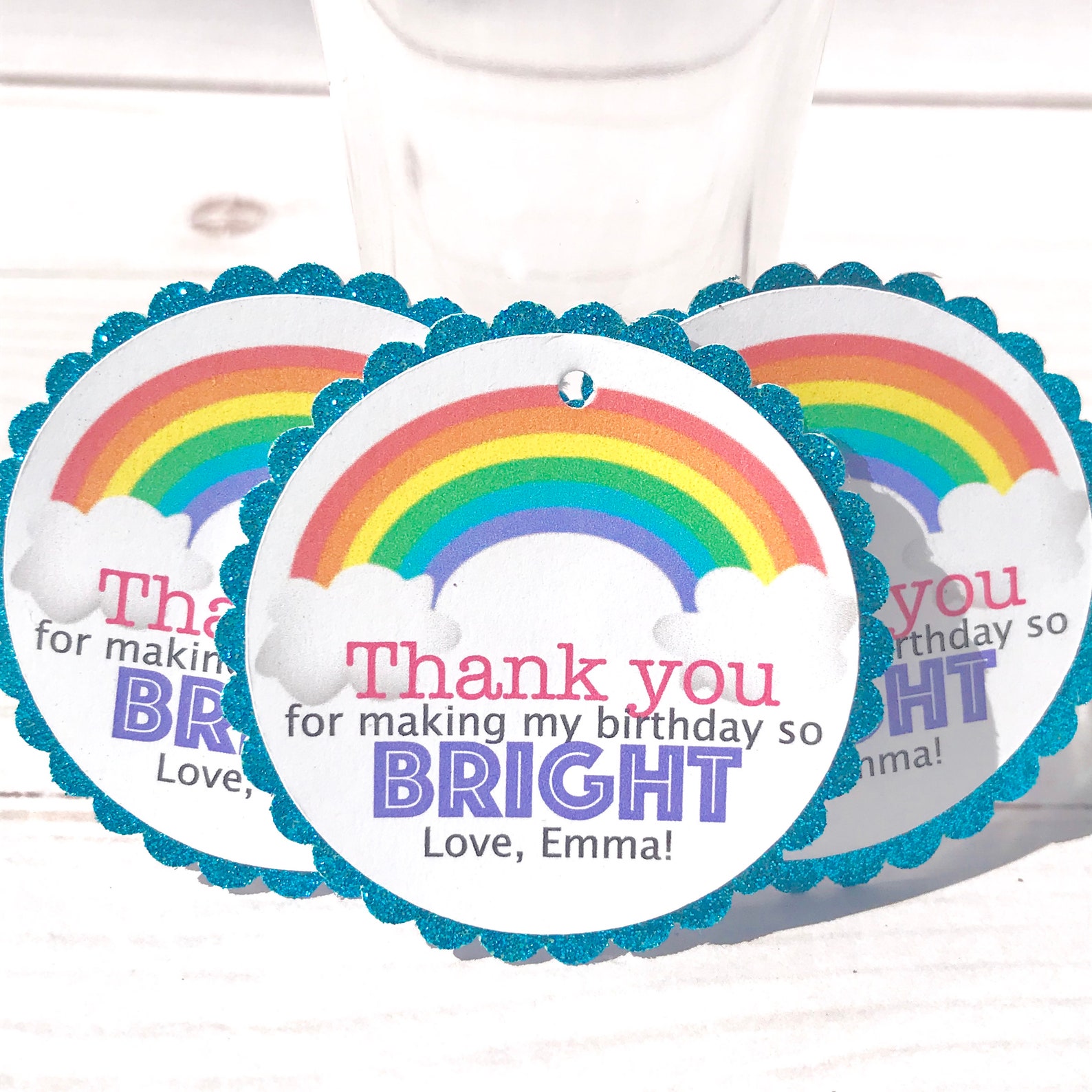 Rainbow Birthday Banner Rainbow Birthday Decorations Rainbow Themed ...