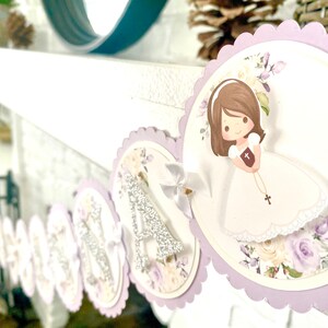 Communion Decorations - Little Girl's Communion Banner - First Holy ...