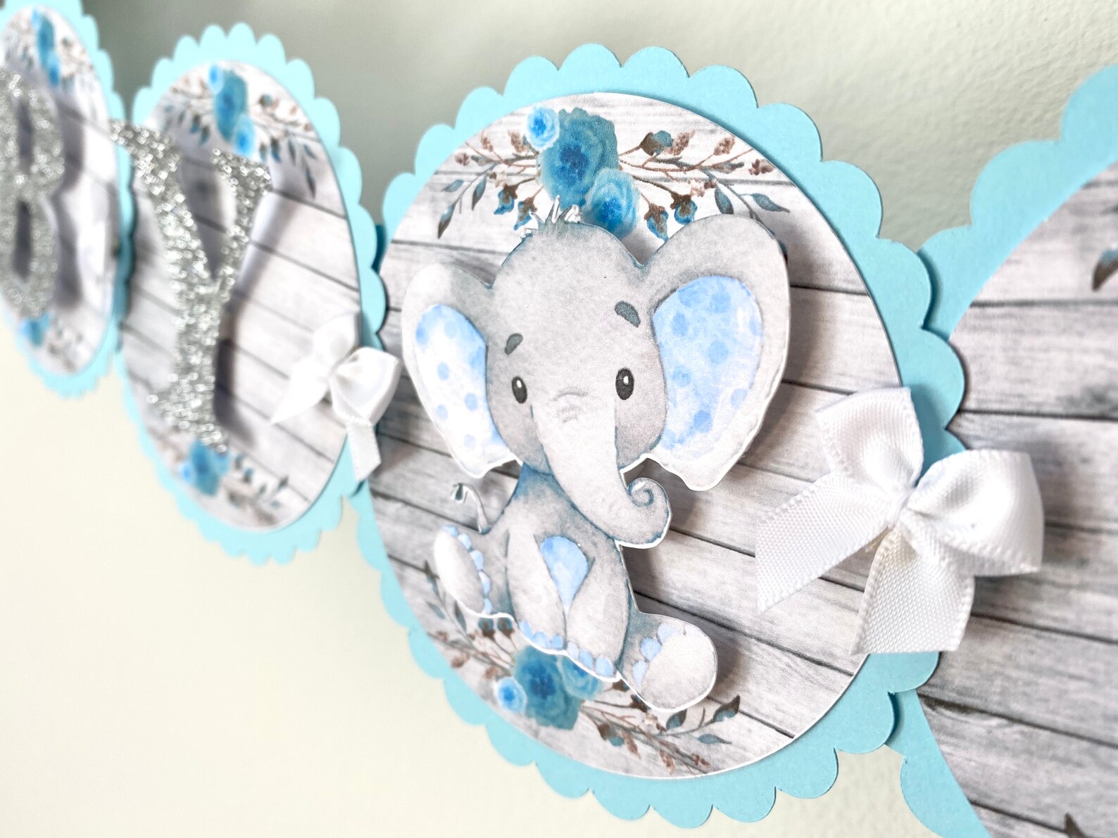Baby Shower Banner It's A Boy Banner Baby Blue - Etsy