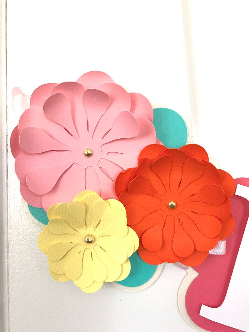 Flower Themed Banner Spring Time Banner Baby Shower | Etsy