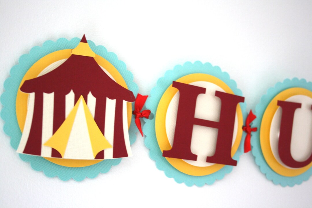 Circus Birthday - Circus Themed Party Decorations - Personalized Party ...