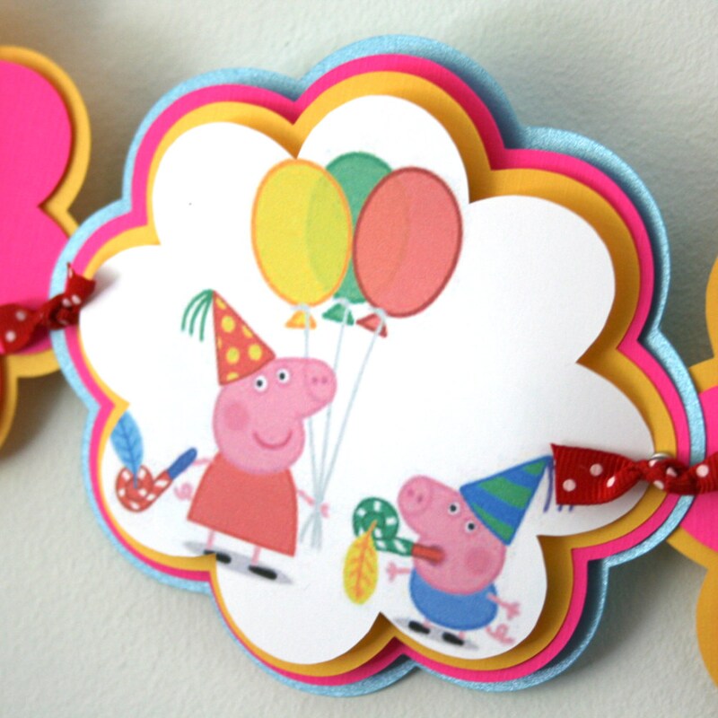 George Pig Invite - Etsy
