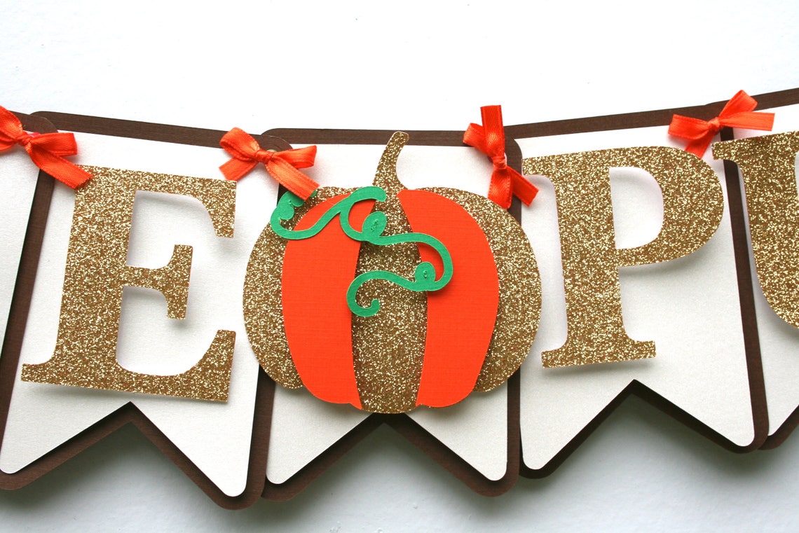 Little Pumpkin Banner Fall Themed Banner Pumpkin Banner | Etsy
