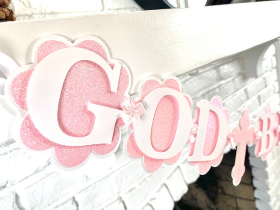 God Bless Banner, BAPTISM Sign, First Holy Communion Signs, Baptism ...