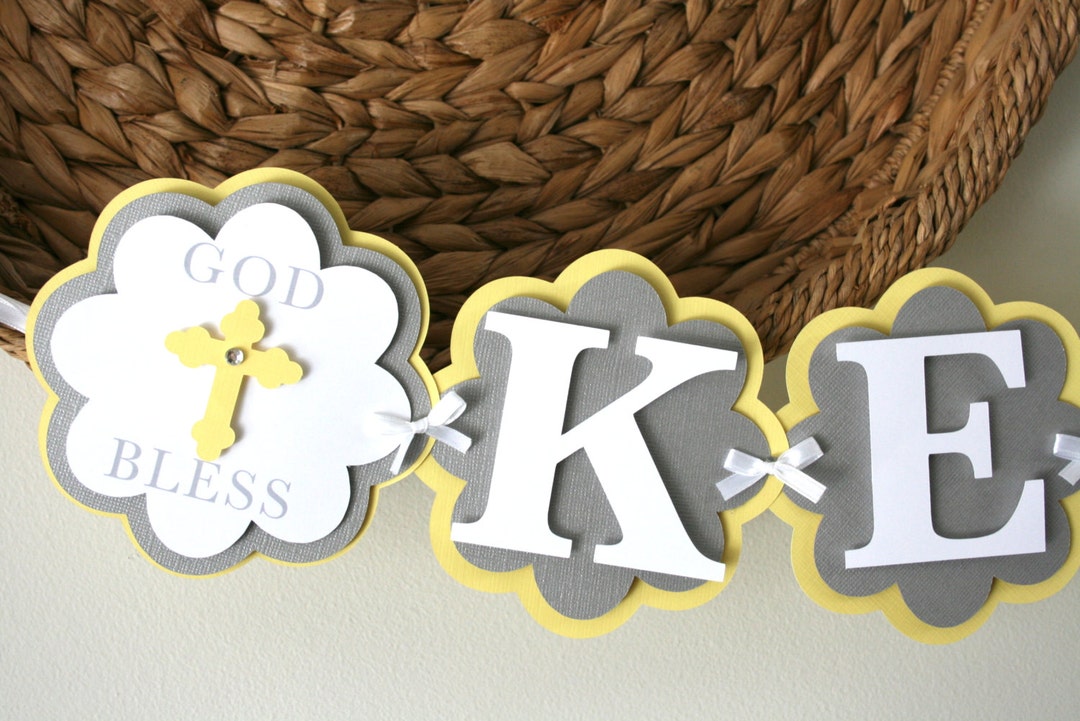 Christening Dedication Decorations - Etsy