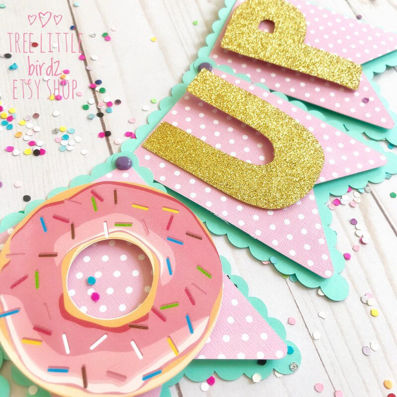 Donut Banner - Etsy