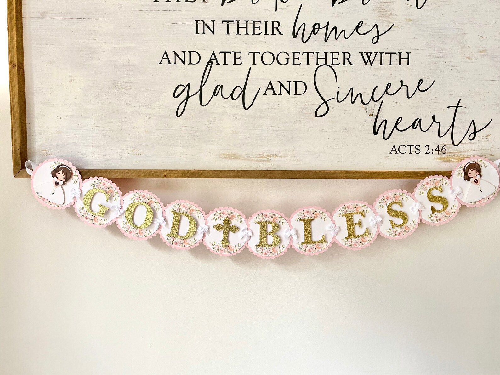 Communion Decorations Little Girl's Communion Banner - Etsy