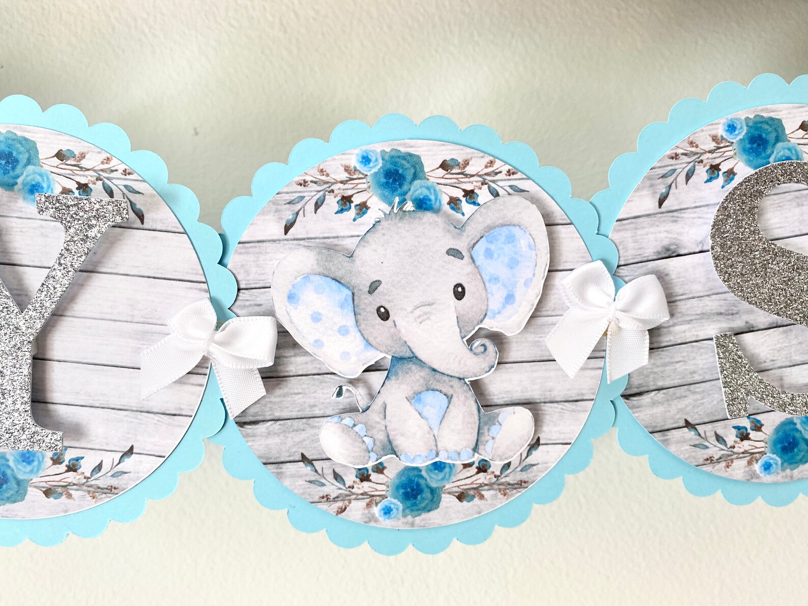 Baby Shower Banner It's A Boy Banner Baby Blue - Etsy