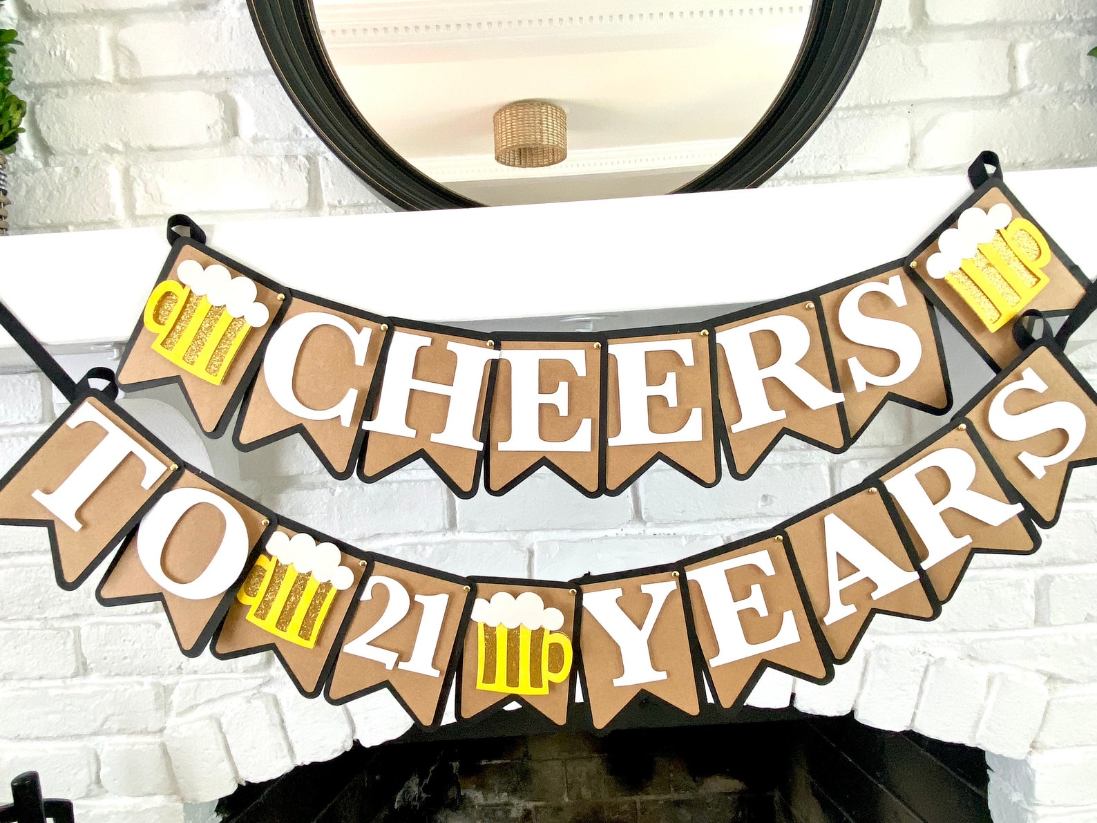 Cheers to 21 Years 21st Birthday Decorations Beer Birthday - Etsy