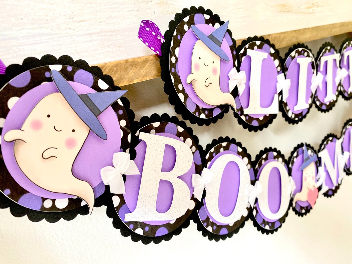 Little Boo Banner Baby Brewing October Baby Shower | Etsy