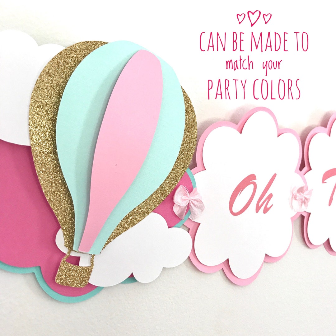 Hot Air Balloon Birthday Decorations - Hot Air Balloon Decorations - Etsy