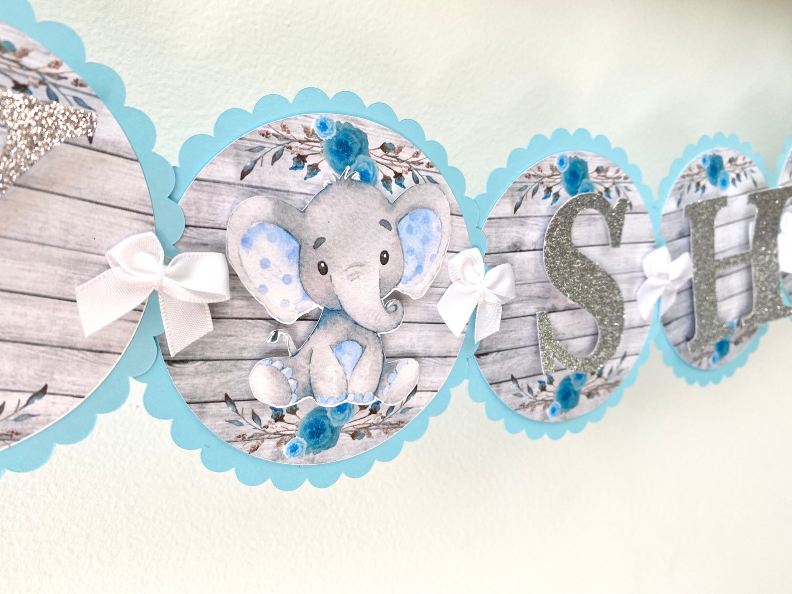 Baby Shower Banner It's A Boy Banner Baby Blue - Etsy
