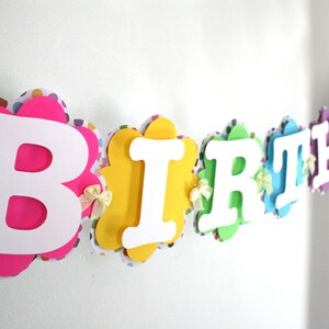 Candy Themed Party Decorations - Candy Buffet Banner - Rainbow Birthday ...