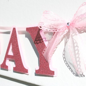 First Year Birthday Banners 1st Year Girl Birthday Banner - Etsy