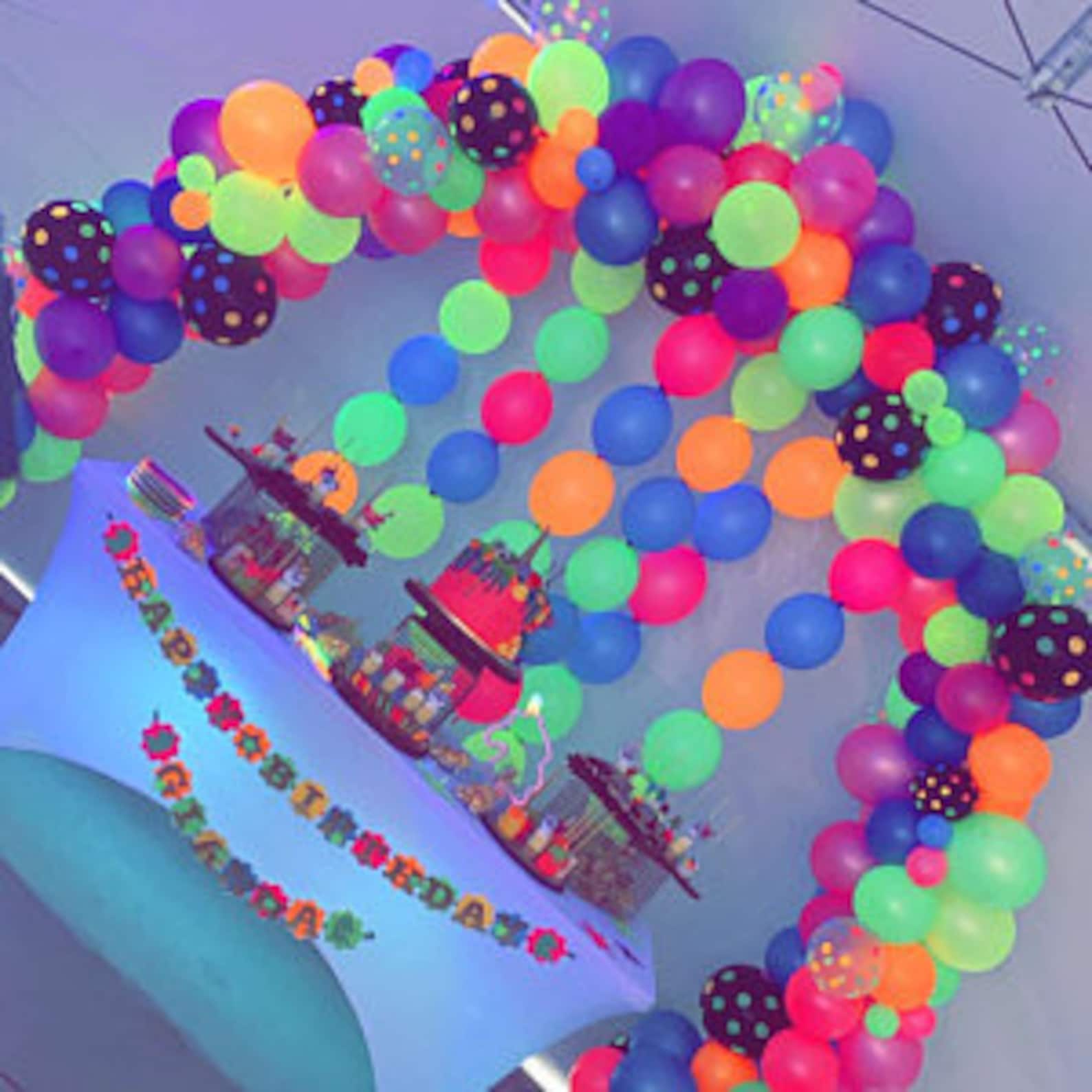 Rainbow Birthday Banner Rainbow Birthday Decorations Rainbow Themed ...