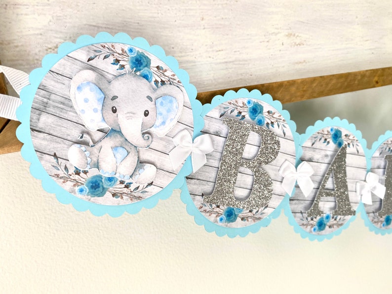 Baby Shower Banner It's A Boy Banner Baby Blue - Etsy
