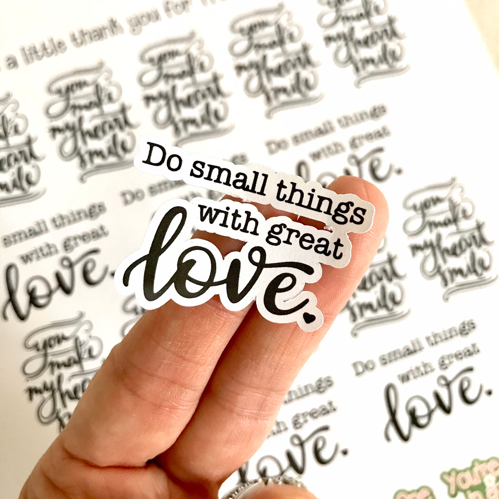 Love Stickers Scrapbook Stickers Custom Stickers - Etsy