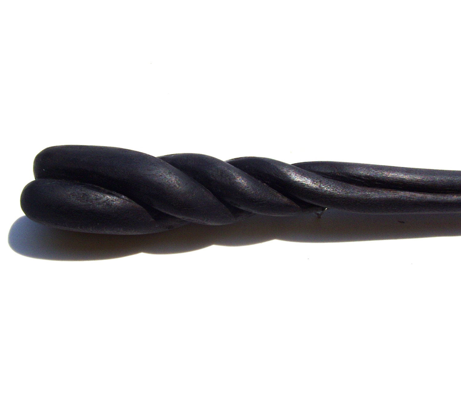 Black Cherry Twisted Wand Fully Hand Carved Cherry Wood Real | Etsy