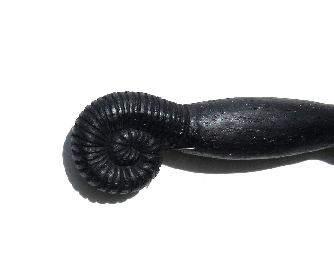 Pettigrew Chestnut Wand, Fully Hand-carved Blackened Chestnut Wood ...