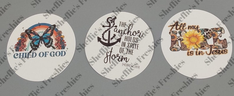 Custom Cardstock Rounds Religious - Etsy