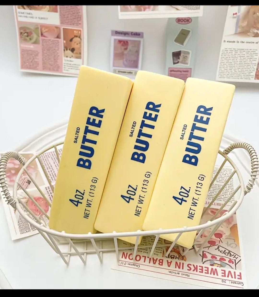 Salted Butter Squishy: Soft Rectangle Stress Reliever Toy - Etsy