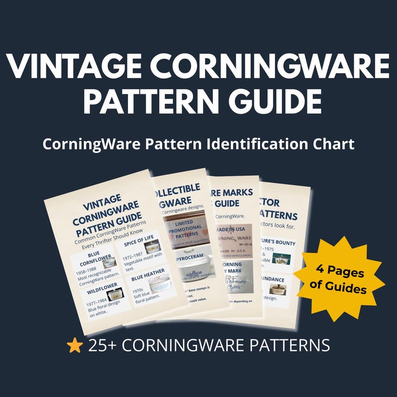 Vintage Corningware - Etsy