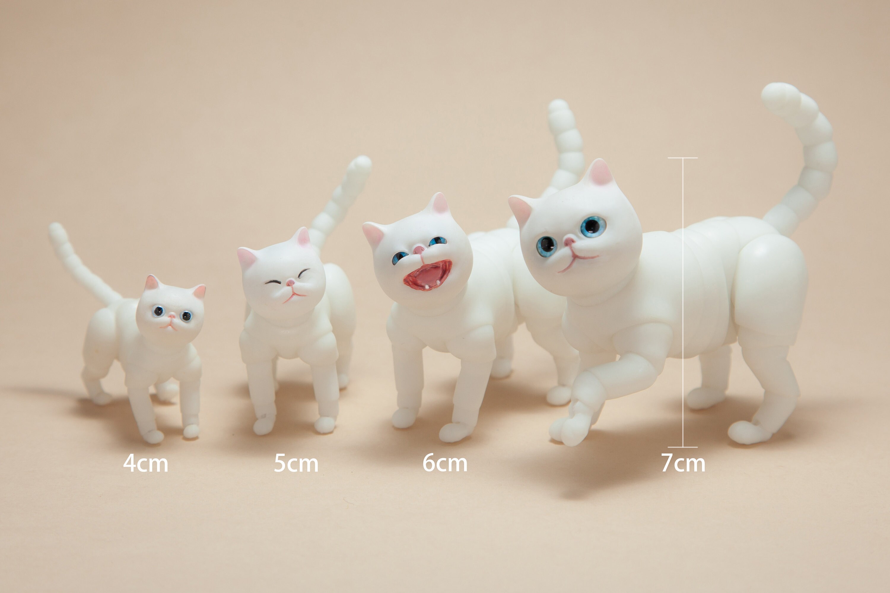 BJD Cat Ultra HD 3D Printing - Pet for Dolls - Art Doll - Tiny BJD - 1/ ...