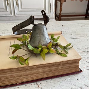 Vintage Farm Cow Bell Old Metal Patina Bell - Etsy