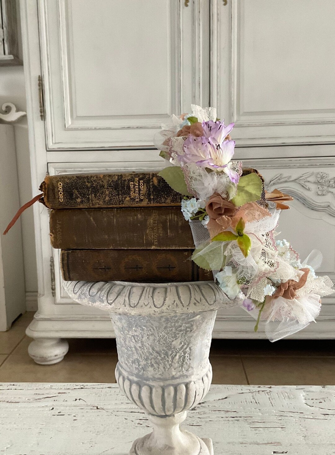 Vintage Style Flower Crown: Romantic Wedding Hair Piece - Etsy