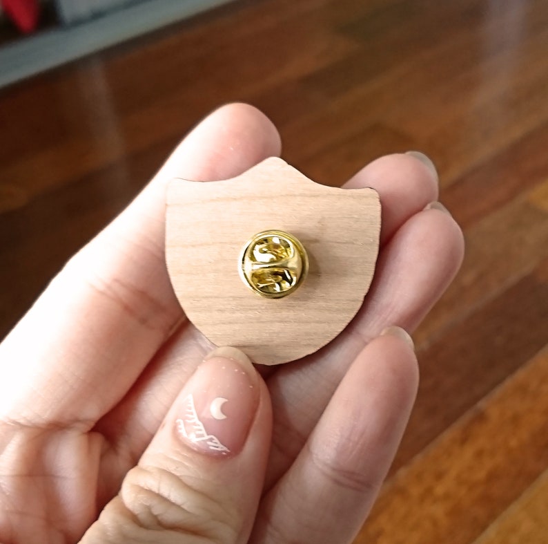 Adventure Zone : Amnesty Pine Guard Wooden Pin - Etsy